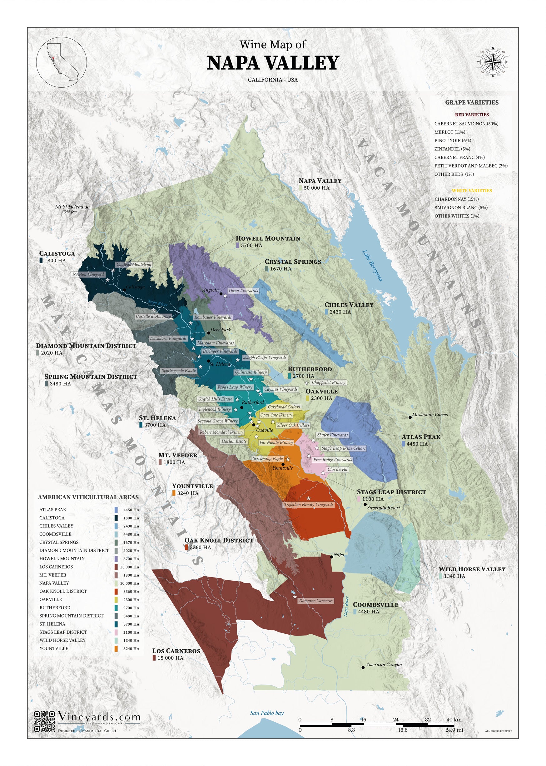 Wine Maps For Sale Vineyards Shop